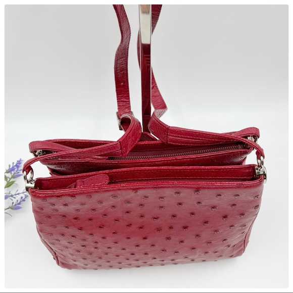 JRA | Bags | Genuine Ostrich Leather Crossbody Bag | Poshmark